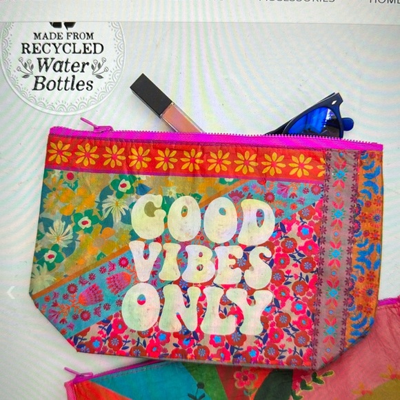 NATURAL LIFE | Bags | Natural Life Zipper Pouch Good Vibes | Poshmark